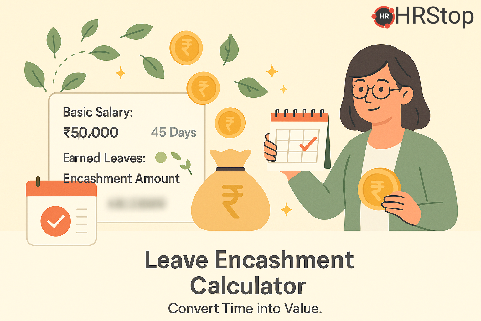 HRStop | Free Leave Encashment Calculator - Compute Your Leave Payout
